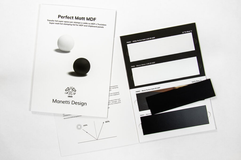 Perfect Matt MDF | Super matt hot stamping foil