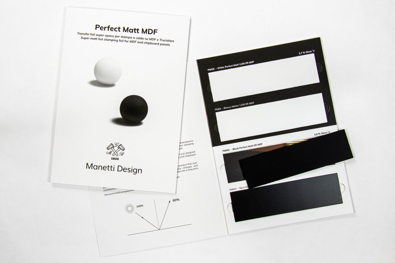 Perfect Matt MDF | Transfer foil super opaco per stampa a caldo