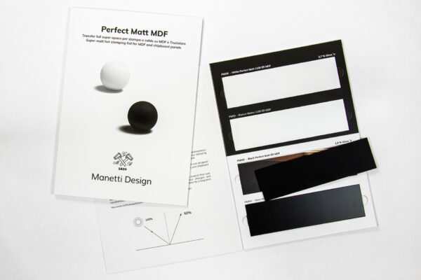 Perfect Matt MDF | Transfer foil super opaco per stampa a caldo